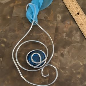 Handmade | Wall Decor | Metal Treble Clef With Blue Stone | Poshmark
